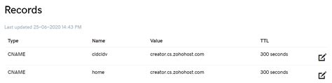 Verify Custom Domain Of The Customer Portal Manageengine Appcreator Help