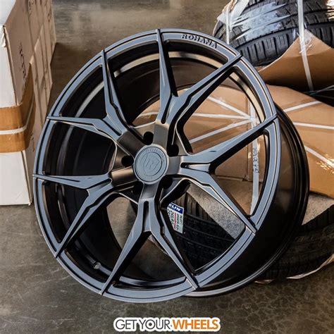 Rohana Wheels Rfx5 Rohana Rfx5 Matte Black Rims