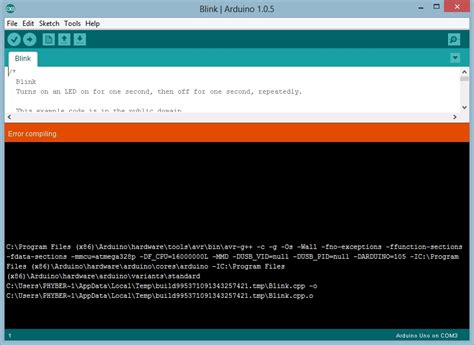 I Keep Getting Error Compiling When Trying To Upload Sketches Ide