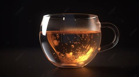 어두운 컵에 뜨거운 차 한 잔 3d 렌더링 뜨거운 차 찻잔에 차의 3d 렌더링 현실적인 3d 유리 차 컵 고화질 사진 사진 차 배경 일러스트 및 사진 무료 다운로드