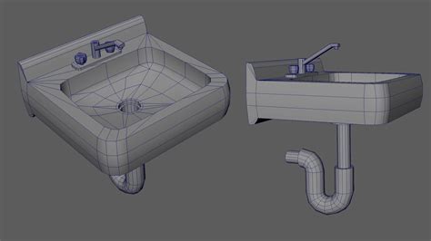 Bathroom Sink 3d Model By Mightyalexone