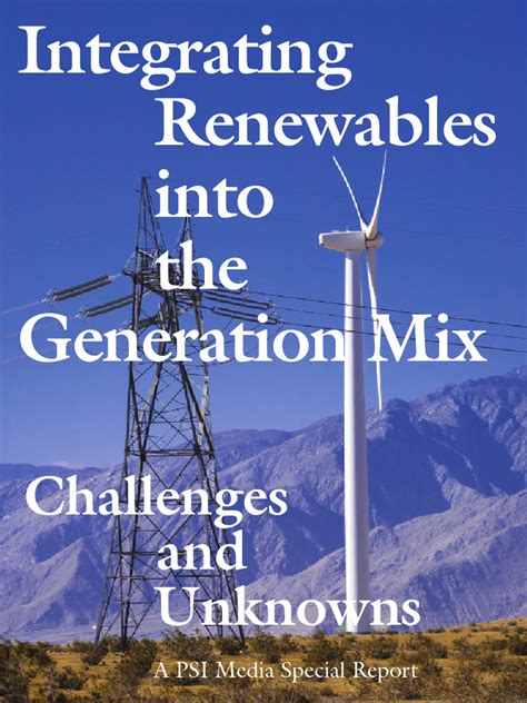 Integrating Renewables Special Report 1 Download Free Pdf Renewable