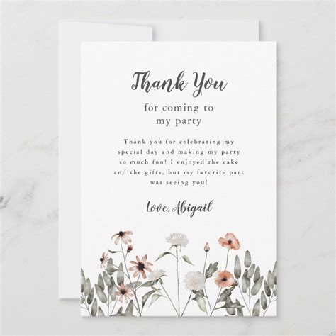 35 Thank You For Coming To My Birthday Party Example Messages Artofit