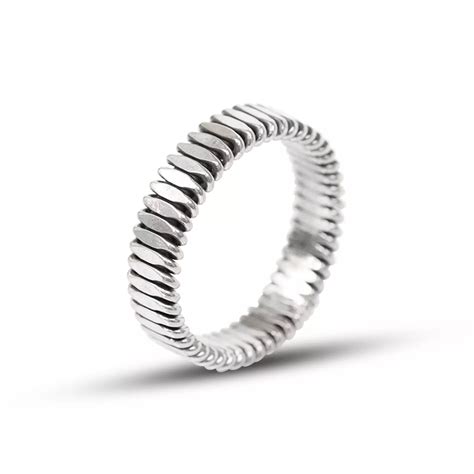 Men Wedding Ring Silver Town Jewelry