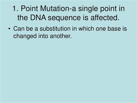 Ch 12 4 Genetic Mutations Ppt Download