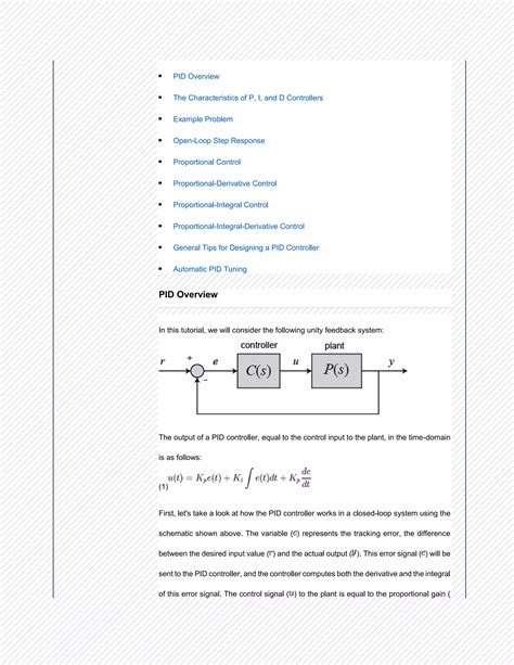 Control Tutorials For Matlab And Simulink Introduction Pid Controller