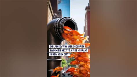 Explained Why Were Goldfish Swimming Next To A Fire Hydrant In New