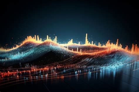 Dynamic Data Flow In A Digital World Stock Illustration Illustration