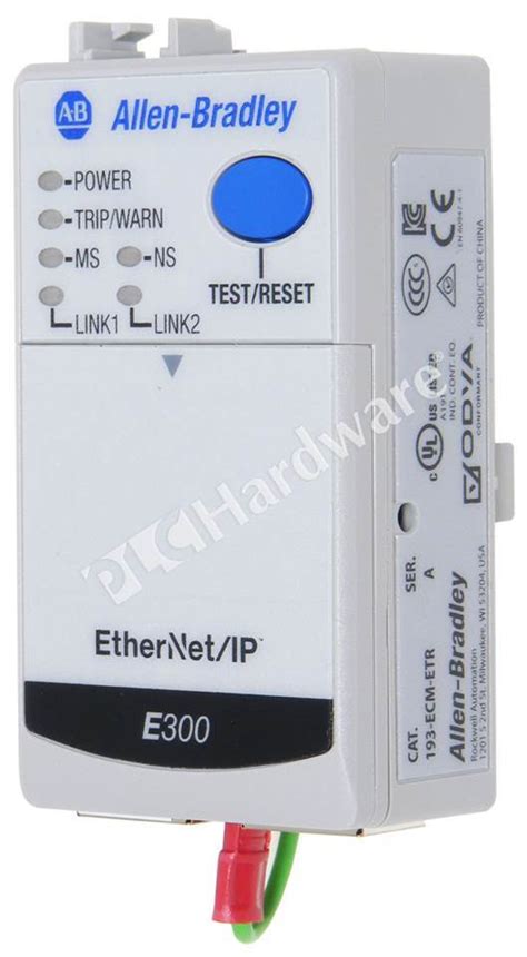 Plc Hardware Allen Bradley 193 Ecm Etr E300 2 Port Ethernet Comm Module