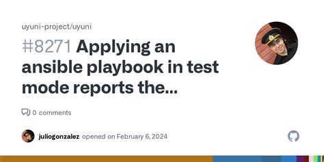 Applying An Ansible Playbook In Test Mode Reports The Control Node As