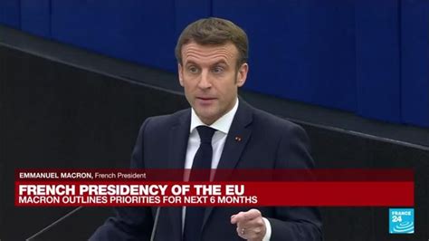Replay I Believe In Us Macron Outlines Priorities Of French Eu