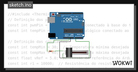 M Control System Aula PLantaTermicaTransistor Wokwi ESP STM Arduino Simulator