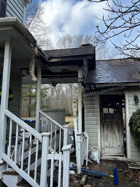 Garage Fire Stopped Before Extending Into Home Botsford Fire District