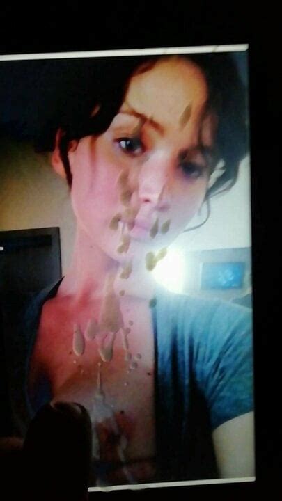 Jennifer Lawrence Cum Tribute Splashed Her Xhamster