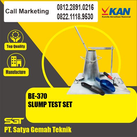 Jual Slump Test Set Alat Laboratorium Beton