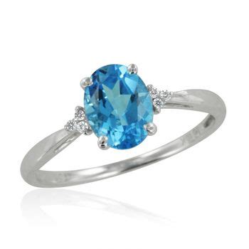 Blue Topaz December Birthstone Love Jc Ring