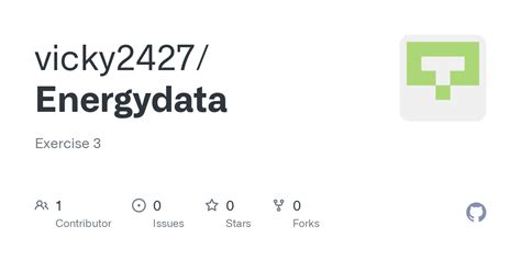 GitHub Vicky Energydata Exercise