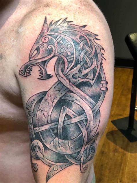 75 Best Viking Tattoo Ideas And Symbolism Viking Tattoos Viking Dragon
