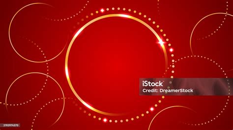빛나는 빛을 가진 호화스러운 금 원형 둥근 구조 배경 추상 비즈니스 배너입니다 기술 벽지 그림 미래 최소 0명에 대한 스톡 벡터 아트 및 기타 이미지 Istock