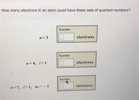 Solved For Each Electron In A Ground State Be Atom Select