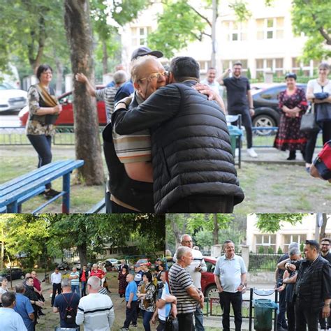 Primarul Andrei Volosevici Alături De Ploieştenii Din Cartierul Jianu