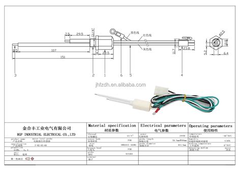 Electrode Type Liquid Level Probe Fluid Level Electrode Needles Tank