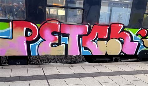 Graffiti Bombing Train