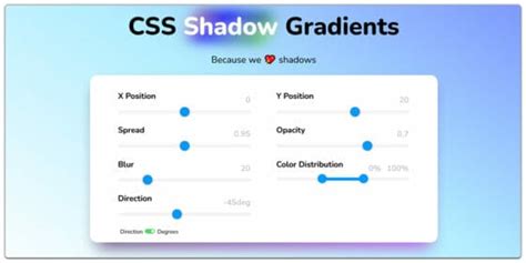 amazing css shadow generator tools online