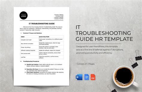 IT Troubleshooting Guide HR Template In Word PDF Google Docs Download Template Net