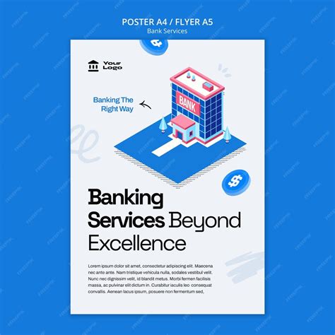 Free Psd Bank Services Flyer Template