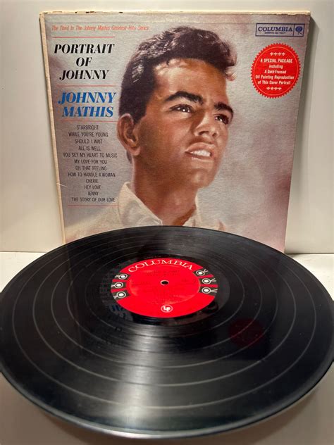 Johnny Mathis Portrait Of Johnny Oh That Feeling 1644 Etsy