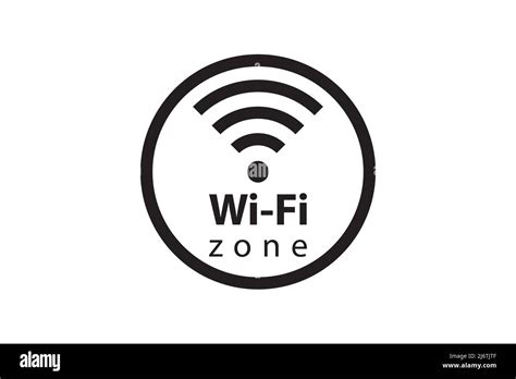 Wi Fi Symbol Signal Connection Vector Wireless Internet Technology Sign Wifi Network