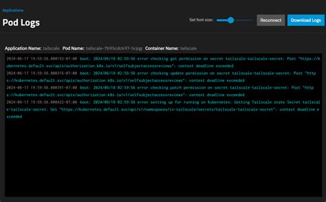 Tailscale Stuck In Deploying Rtruenas
