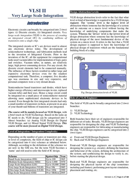 lecture vlsi ii v1 3 pdf mosfet field effect transistor