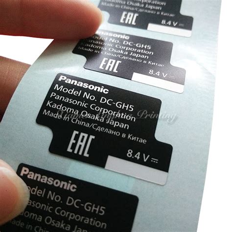 Buy Wholesale China Factory Price Custom Private Logo Pvc Waterproof Packaging Labels Self