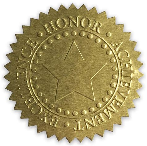 Gold Certificate Seal