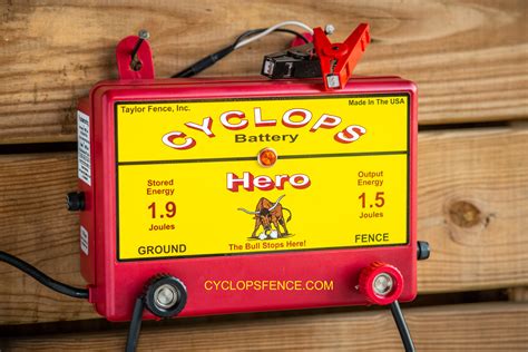 Buy The Cyclops Super 12v Dc Battery Electric Fence Charger Cyclops
