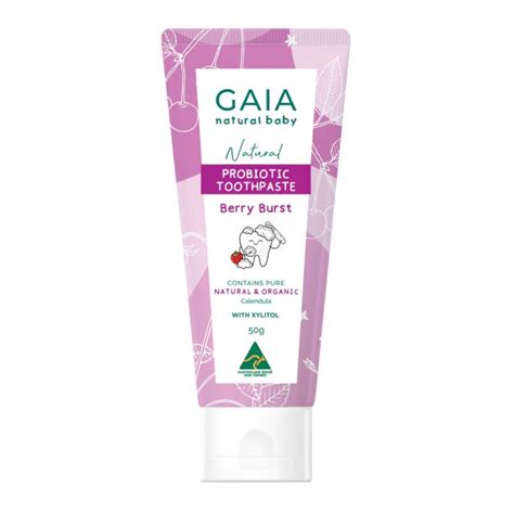 Gaia Natural Probiotic Toothpaste Berry Burst 50g 8713293070575