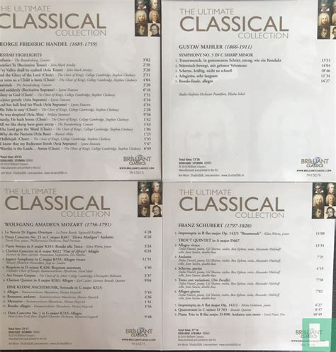 The Ultimate Classical Collection Cd 2010 Diverse Artiesten