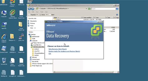 vmware data recovery restore lost files eminencedev