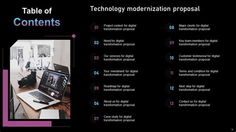 Technology Modernization Proposal Powerpoint Presentation Slides Ppt