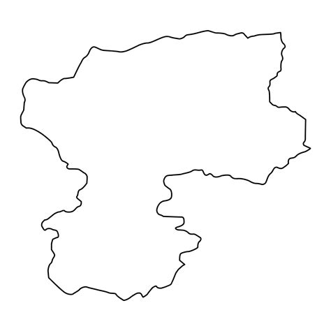 Mapa De La Provincia De Bamiyán División Administrativa De Afganistán