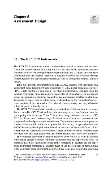 Pdf Assessment Design
