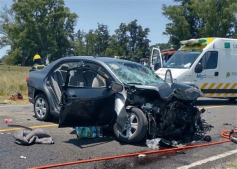 Tragedia En Magdalena Choque Frontal En La Ruta 36 Deja Dos Muertos Y