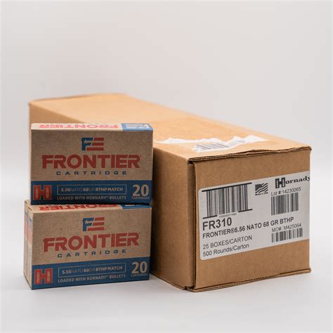 5 56×45 Nato Hornady Frontier 68gr Bthp Match Flash My Brass