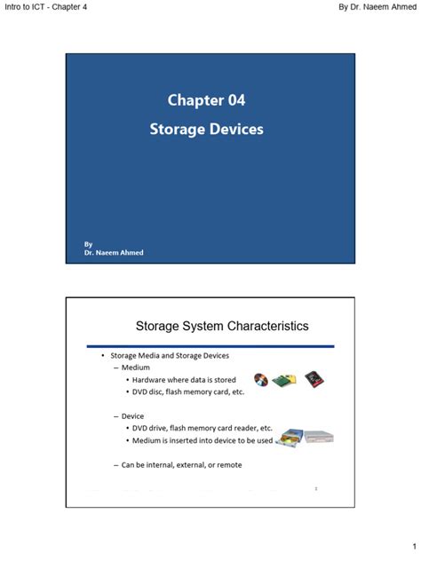 Slide 04 Computer Storage Pdf Computer Data Storage Hard Disk Drive