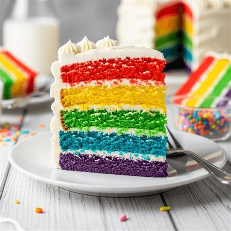 Rainbow Cake Recipe Colorful Fun And Perfect For Any Celebration