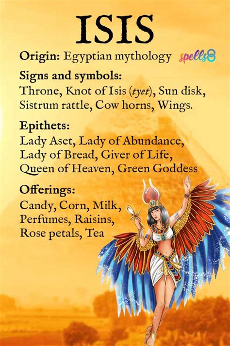 Ancient Egyptian God Isis Facts