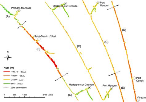 Cartography Of Coastline Evolution Illustrated By The Net Shoreline Download Scientific Diagram