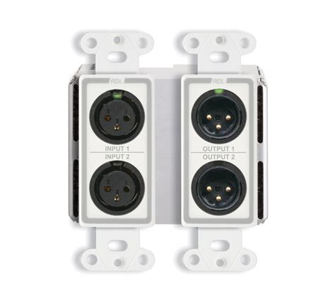 Rdl Ddb Btn44 Dante Audio Interface Bi Directional Rca 3 5mm Jack